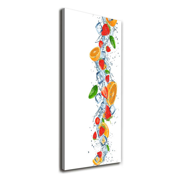 Ebern Designs Obst und Eis - Kunstdrucke auf Leinwand - Wrapped Canvas | Wayfair.de